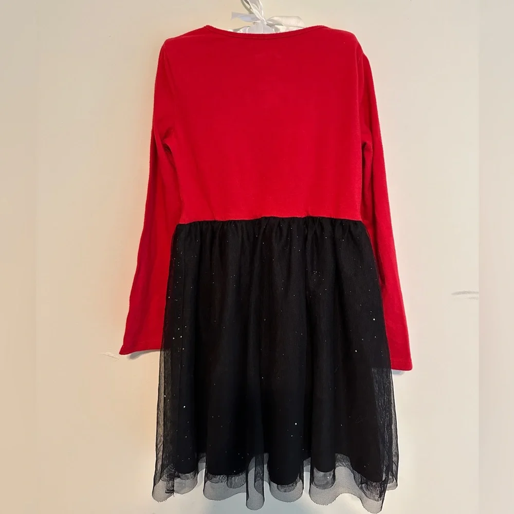 Dresses | Red And Black Sequin Mouse Dress | Poshmark